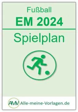 EM 2024 - Spielplan für Excel - Alle-meine-Vorlagen.de